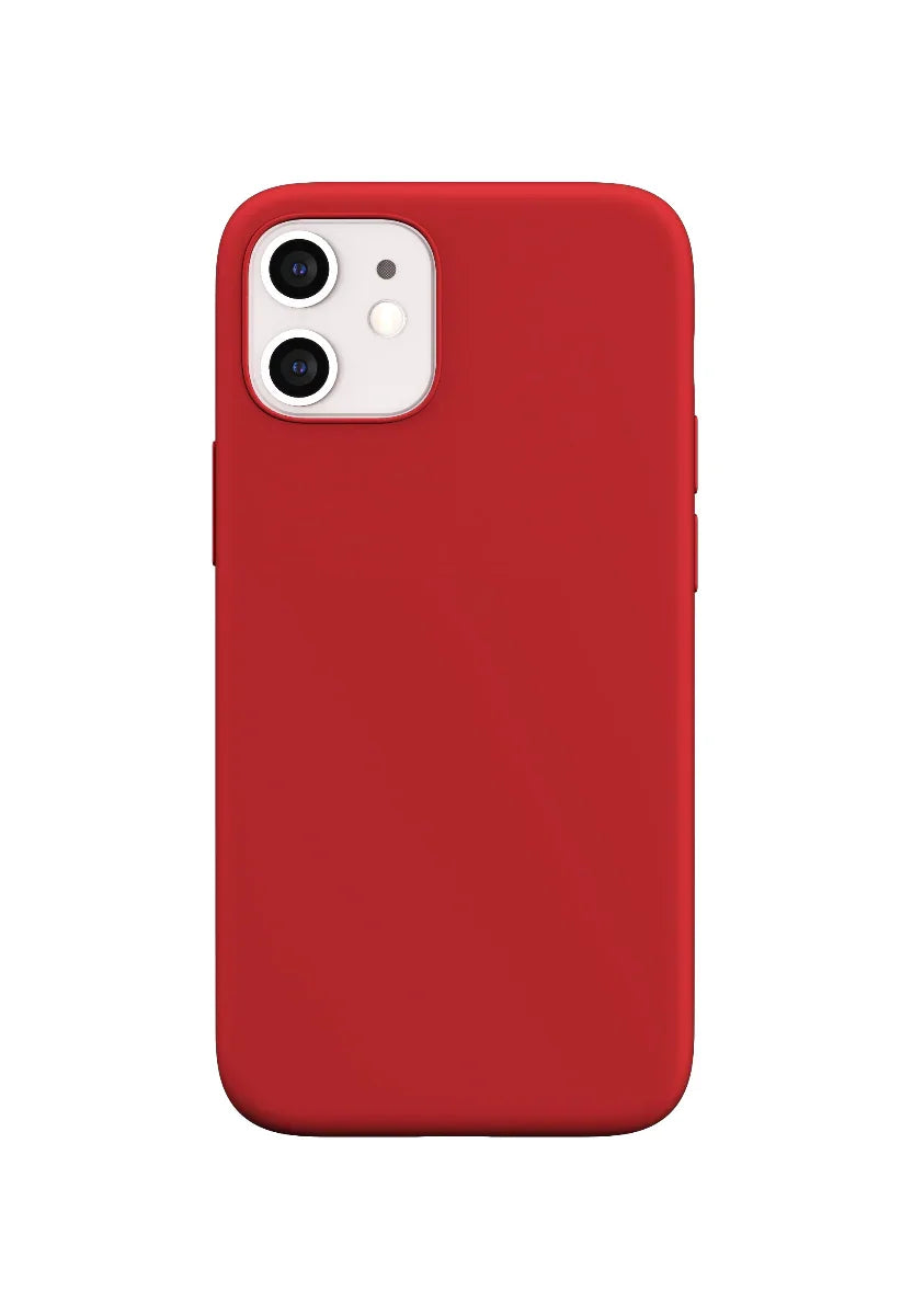 Red Silicone Case | iPhone 12 mini MagSafe compatible – iSTYLE.mk